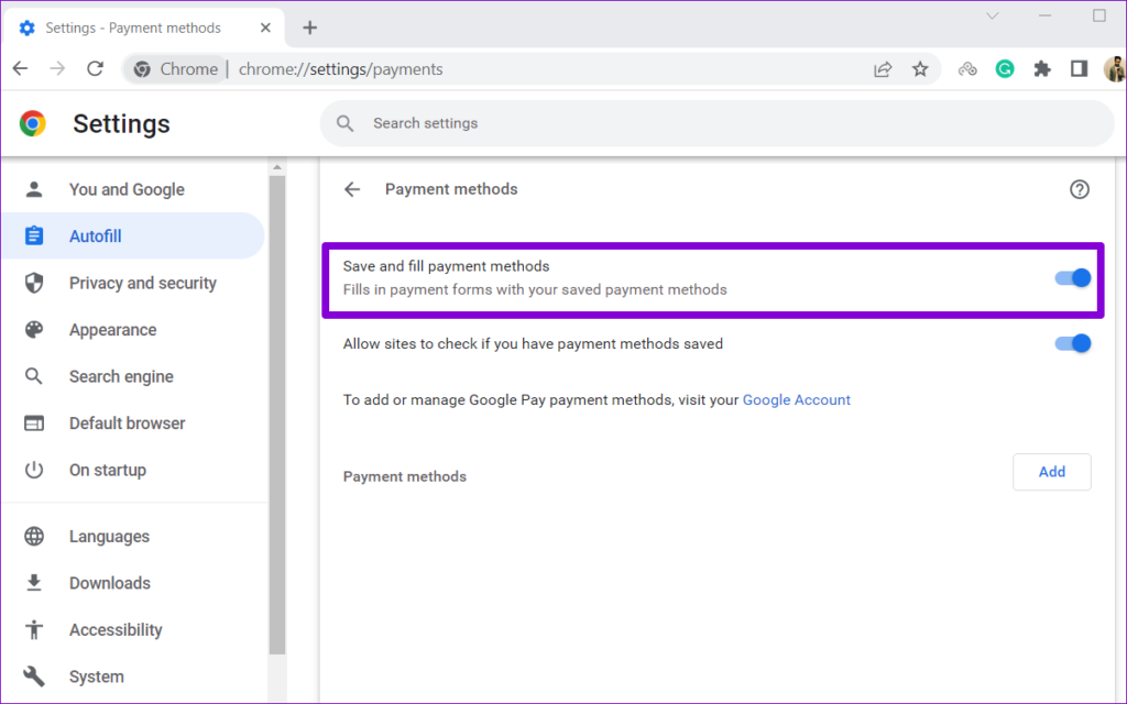 How to Enable or Disable Autofill in Google Chrome for PC and Mobile ...