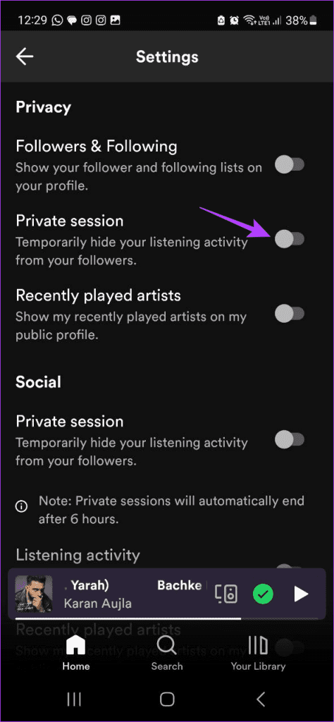 What Is Spotify Private Session and How to Enable or Disable It - Guiding Tech