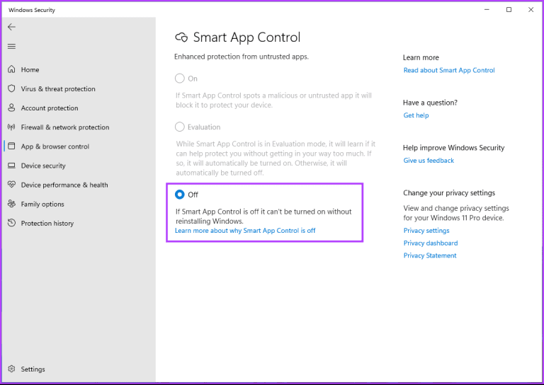 How to Enable or Disable Smart App Control in Windows 11 - Guiding Tech