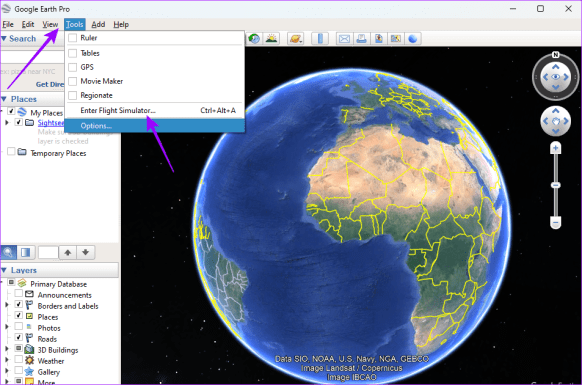 How to Use the Flight Simulator in Google Earth - Guiding Tech