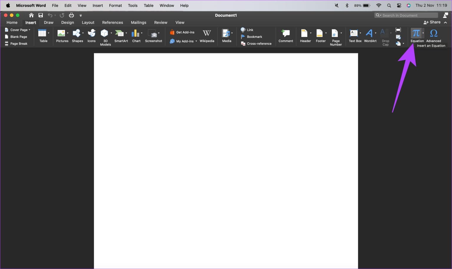 How to Enable Equation Editor in Microsoft Word - Guiding Tech