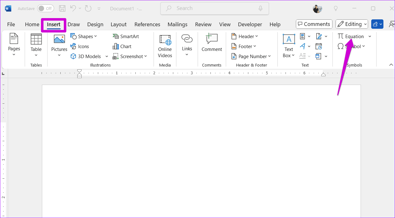 How to Enable Equation Editor in Microsoft Word - Guiding Tech