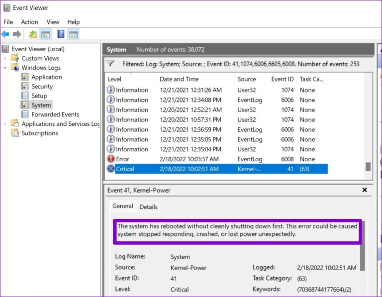 Top 8 Ways to Fix Random Shutdowns on Windows 11 - Guiding Tech