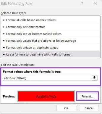 Excel How to Format a Whole Row Based on One Cell - Guiding Tech