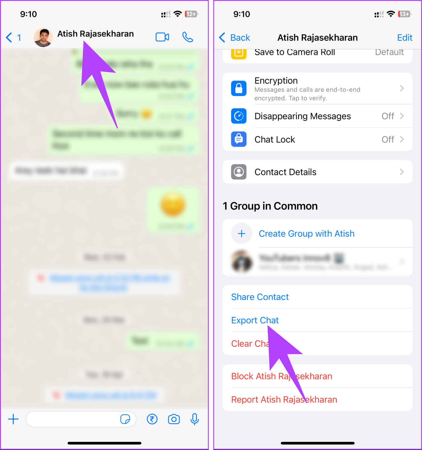 How to Export WhatsApp Chat to PDF on Android or iOS - Guiding Tech