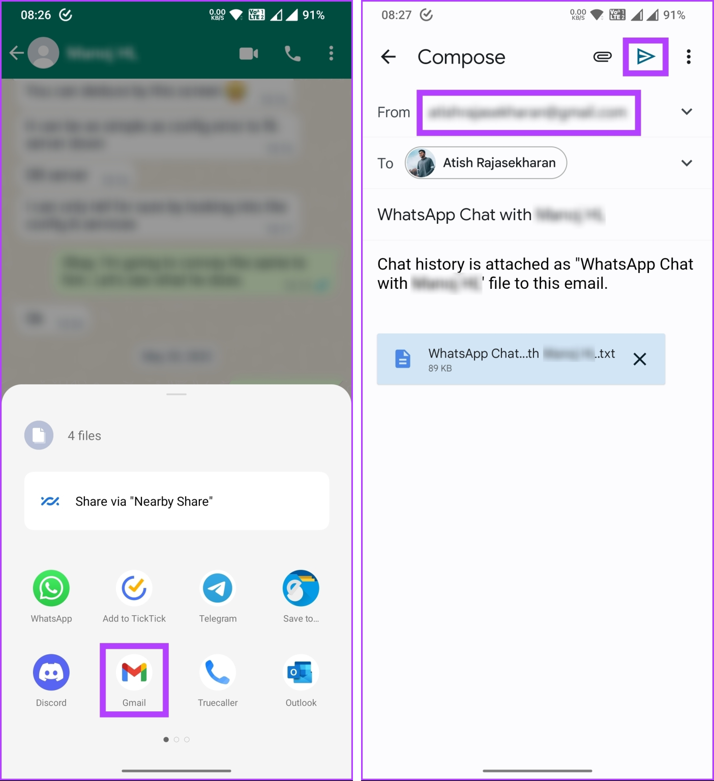 How to Export WhatsApp Chat to PDF on Android or iOS - Guiding Tech