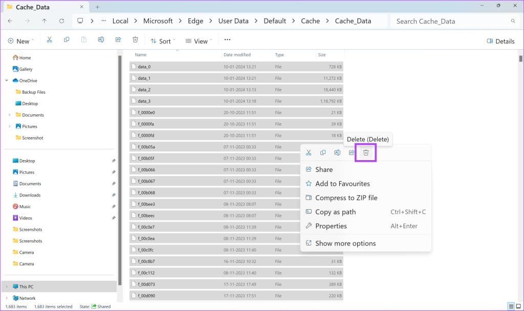 How to Clear Cache and Cookies on Microsoft Edge