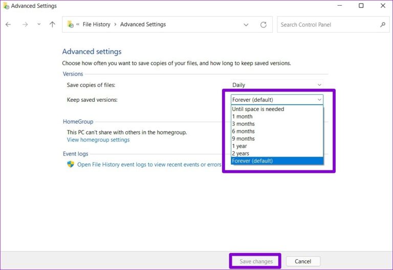 How to Use File History to Backup and Restore Files on Windows 11 ...