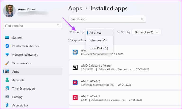 3 Best Ways to Check App Size on Windows 11 - Guiding Tech
