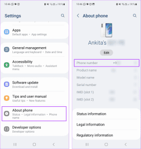 7 Ways to Find Your Phone Number on Android and iPhone - Guiding Tech