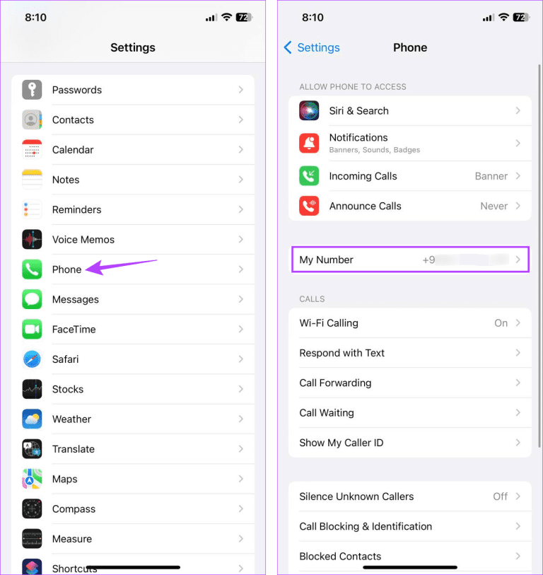7 Ways to Find Your Phone Number on Android and iPhone - Guiding Tech