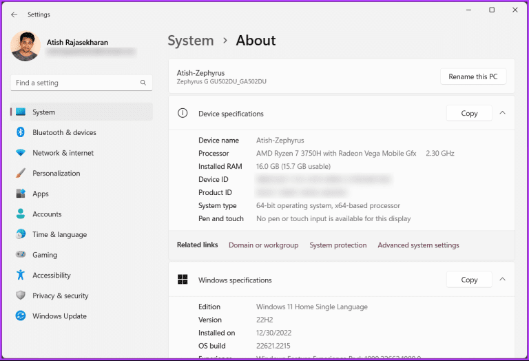 6 Ways to Find the Name of Computer on Windows 11 and 10 - Guiding Tech