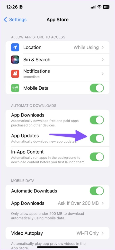 4 Ways to Fix Apps Not Updating Automatically on iPhone - Guiding Tech