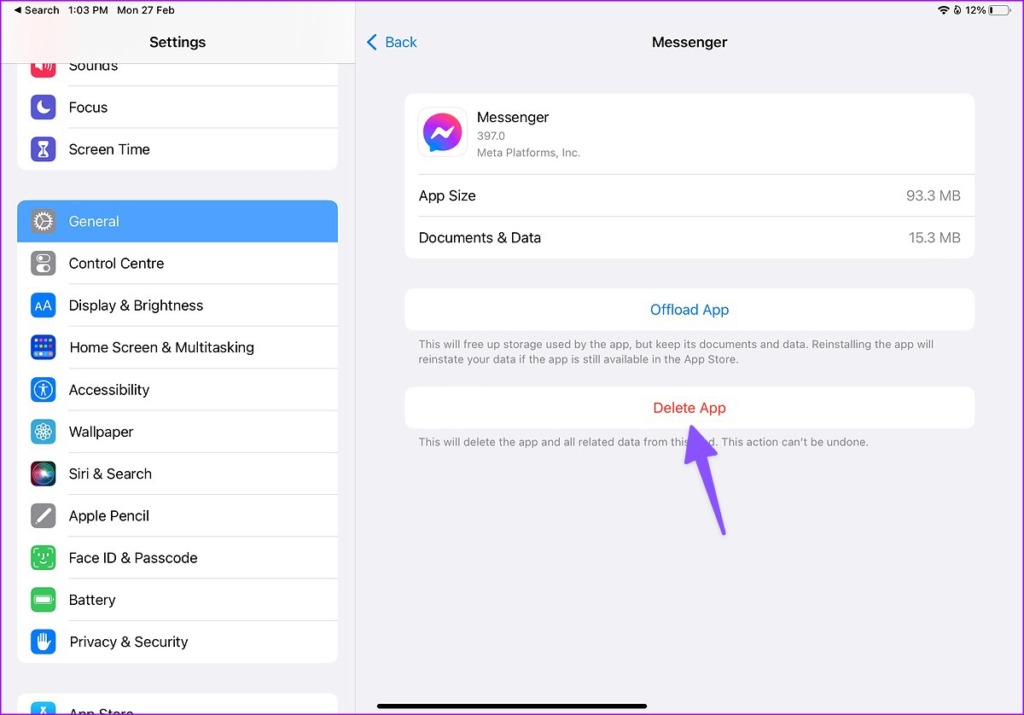Top 9 Ways to Fix Facebook Messenger Not Working on iPad - Guiding Tech