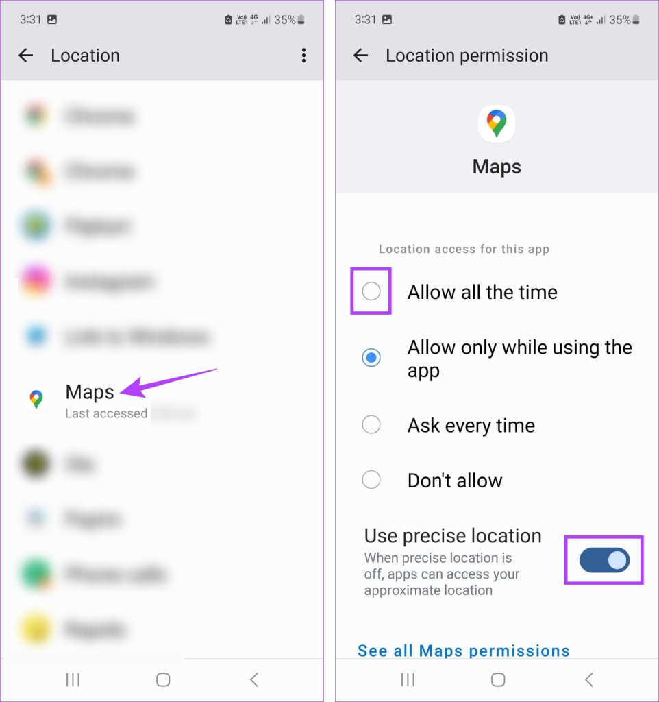 4 Ways to Fix Google Maps Not Working On Android - Guiding Tech
