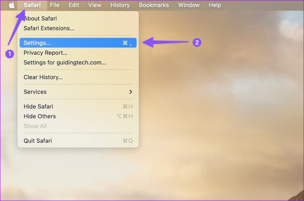 6 Best Ways to Fix Safari High Memory Usage on Mac - Guiding Tech