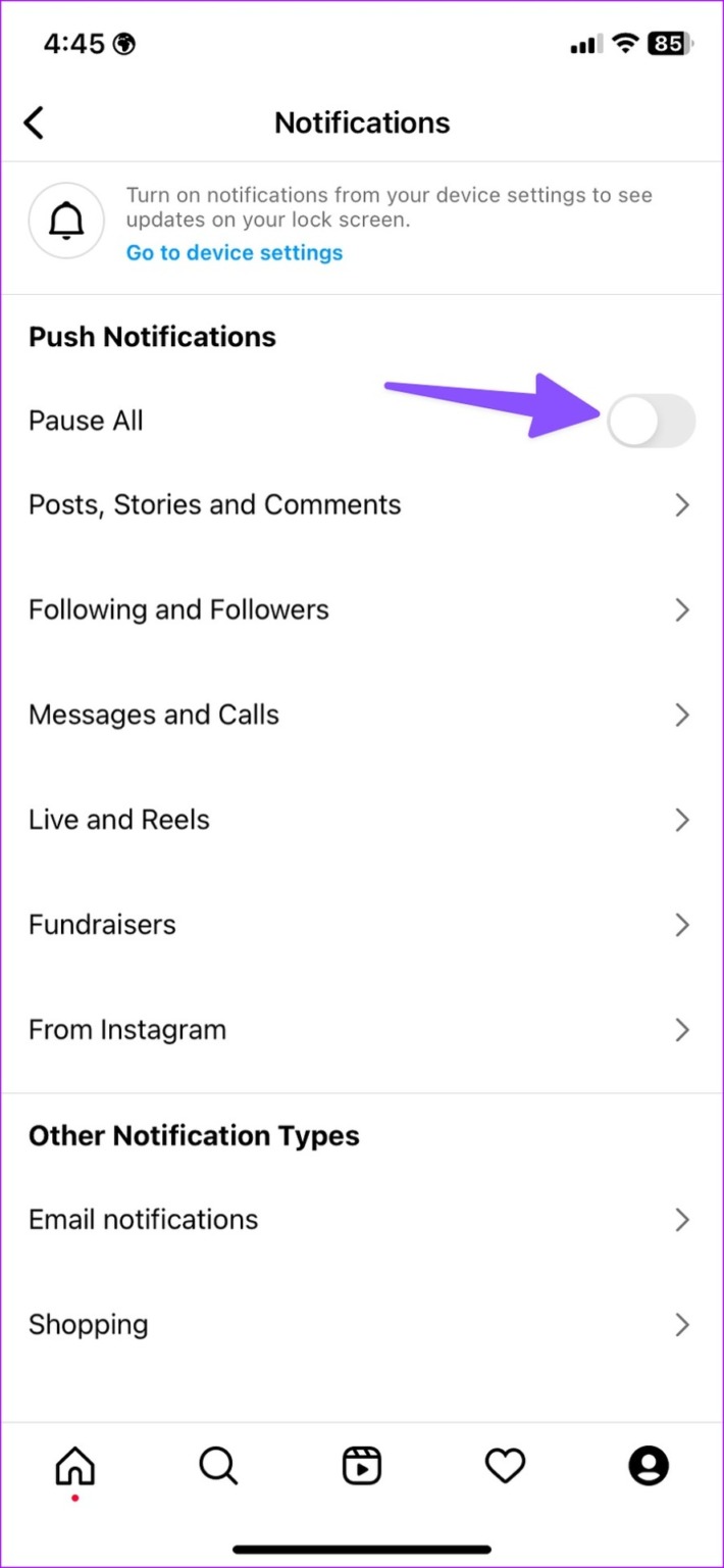 6 Ways to Fix Delayed Instagram Notifications - Guiding Tech