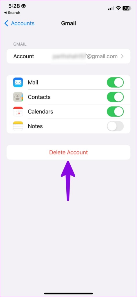 4 Ways to Fix iPhone Not Receiving Emails - Guiding Tech