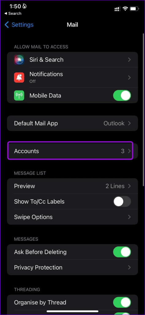 5 Ways to Fix iPhone Not Sending Emails - Guiding Tech