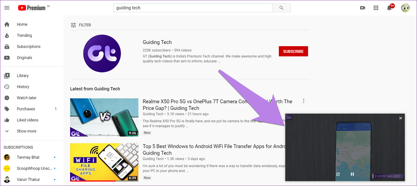How to Watch YouTube While Using Another Tab in Chrome - Guiding Tech