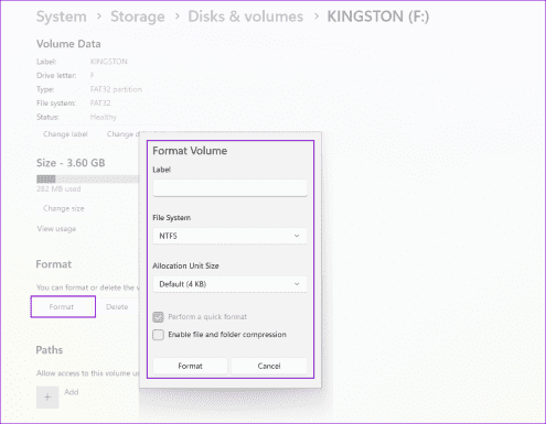 5 Ways to Format SD Card on Windows 11 - Guiding Tech