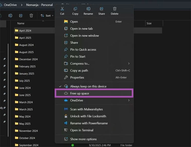 Free Up Space With OneDrive On-Demand - Guiding Tech