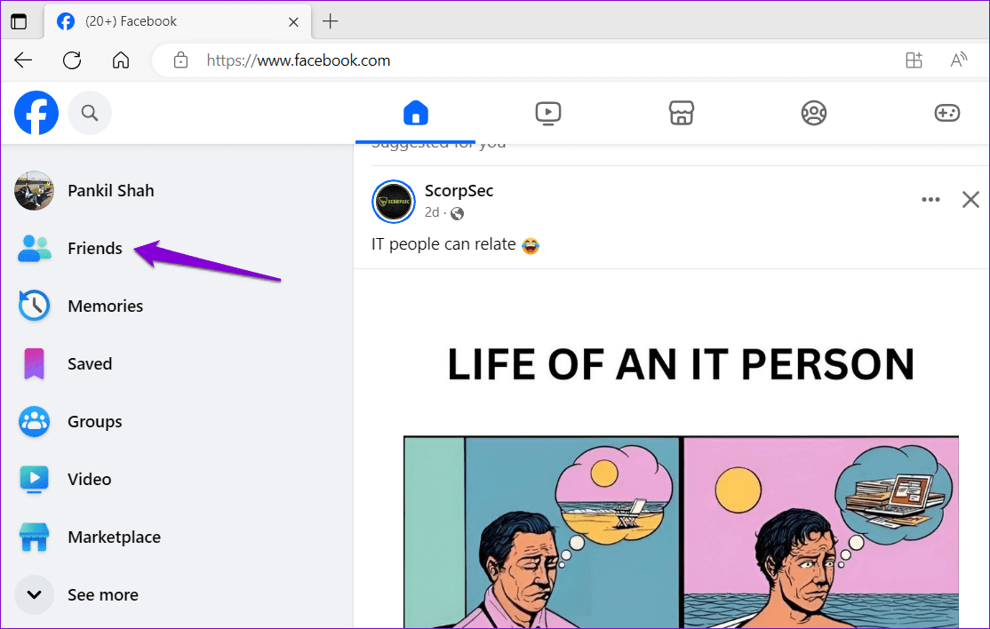 How to See Your Sent Friend Requests on Facebook and Instagram ...
