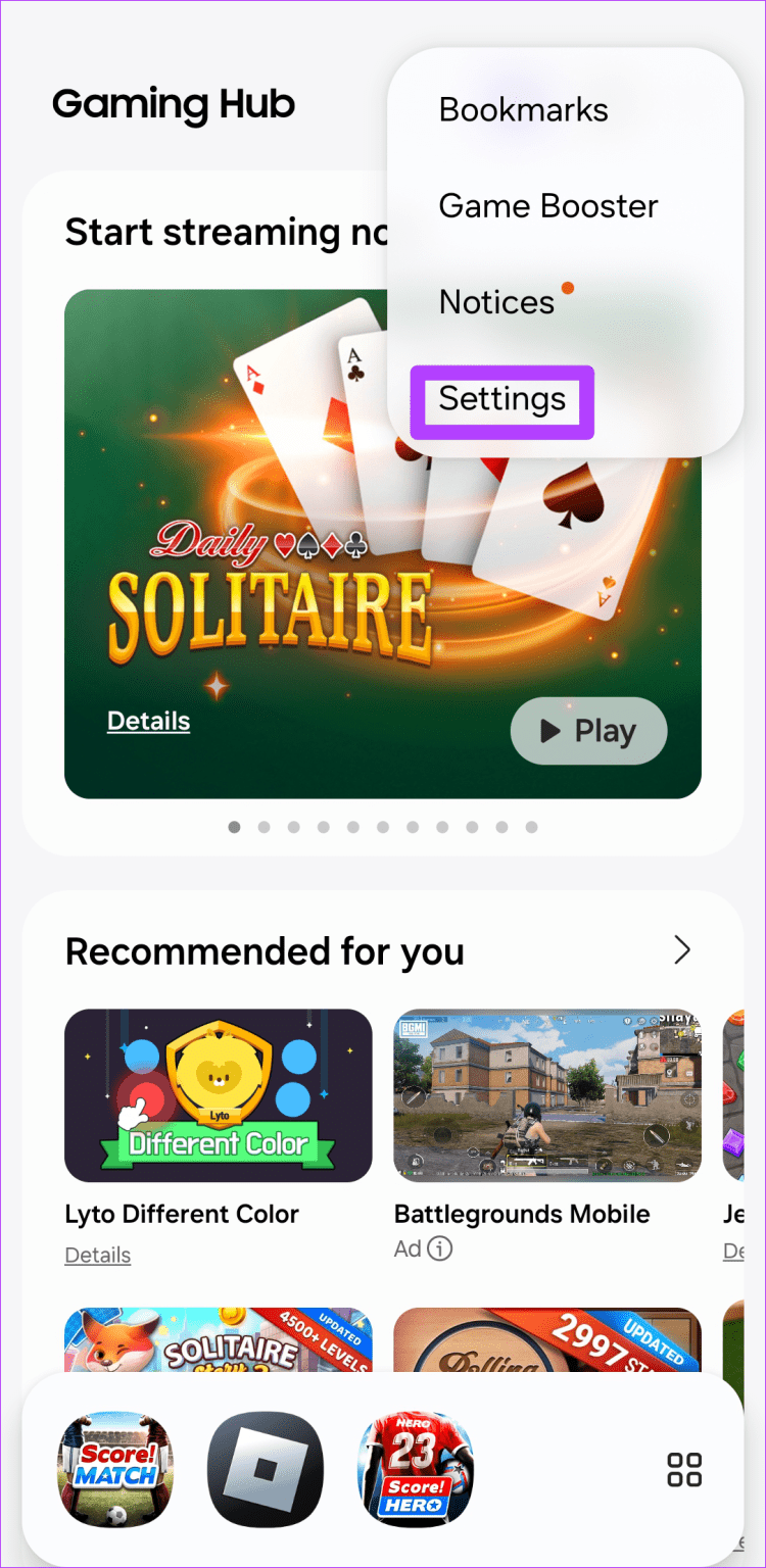 How to Disable Gaming Hub (Game Launcher) on Samsung Galaxy Phones ...