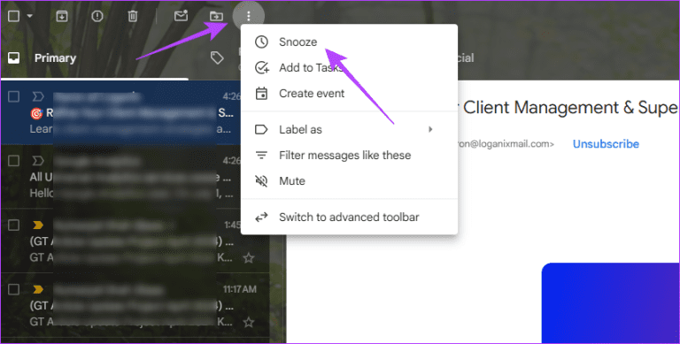 What Is Snooze in Gmail and How to Turn It On or Off - Guiding Tech