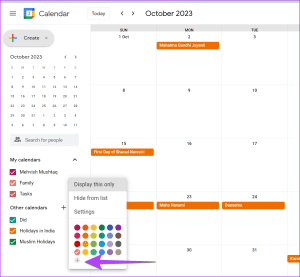 3 Ways to Change Colors on Google Calendar - Guiding Tech