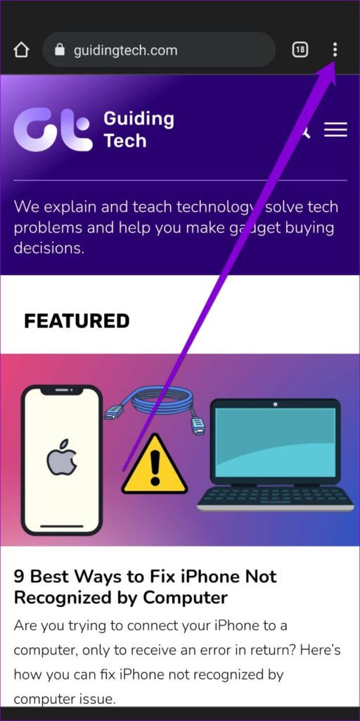 Top 3 Ways to Share Webpage Links From Google Chrome - Guiding Tech