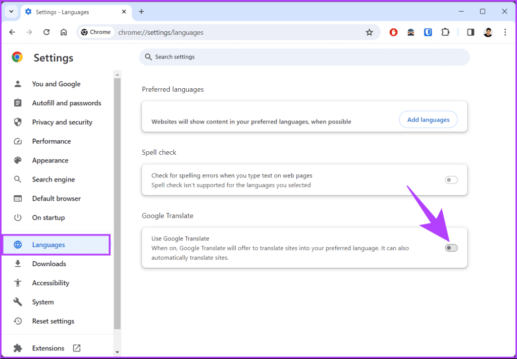 5 Best Ways to Fix Google Chrome Translate Not Working - Guiding Tech