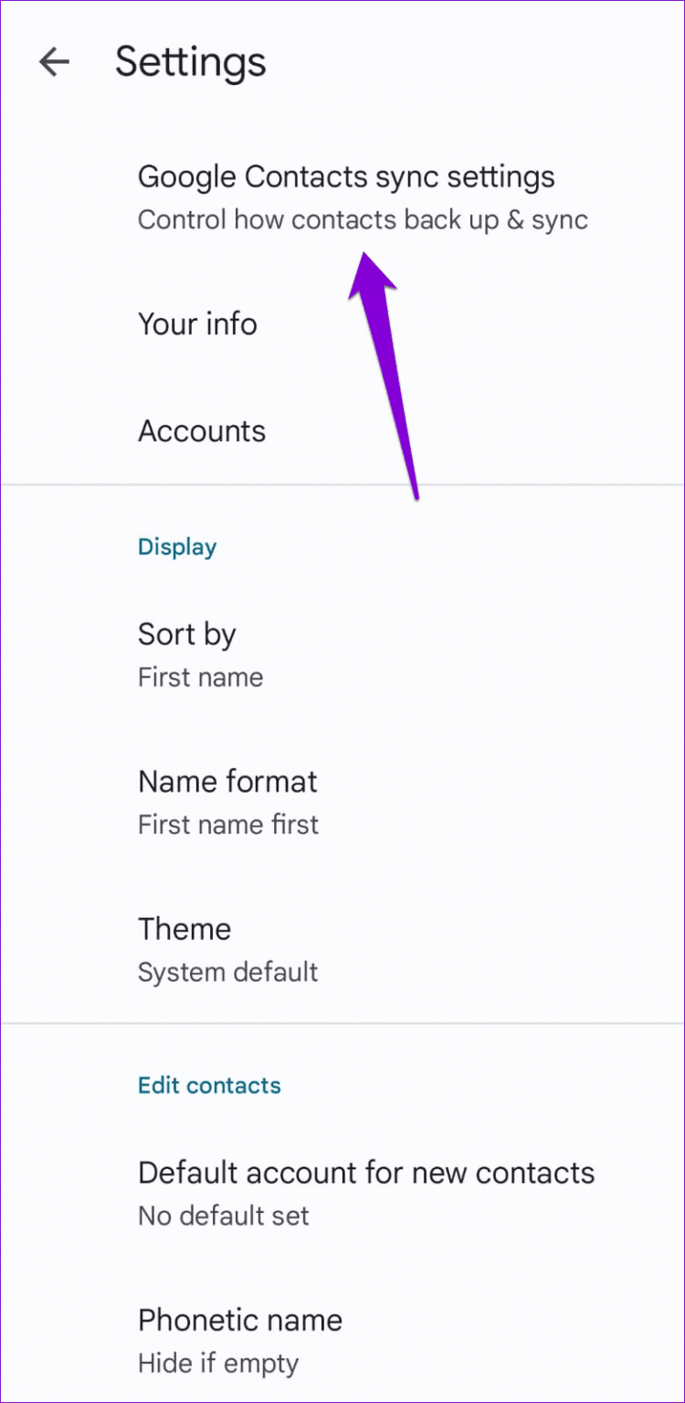 4 Ways to Fix Contacts Search Not Working on Android - Guiding Tech