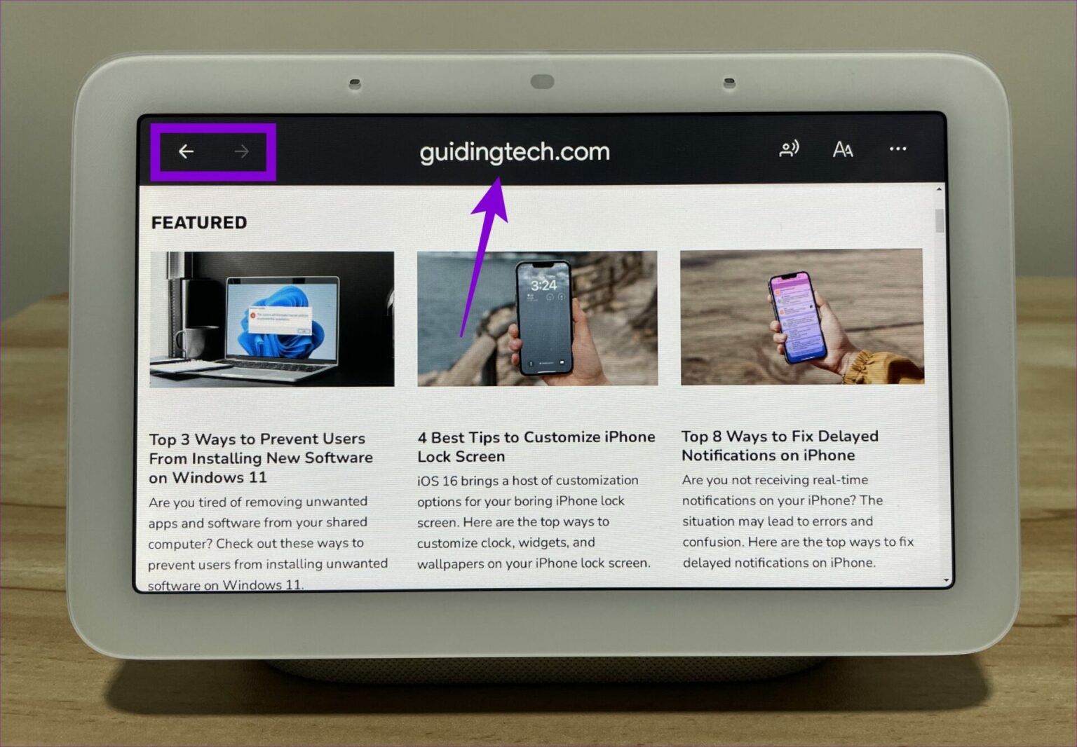 How to Browse the Web on Google Nest Hub (2nd Gen) - Guiding Tech