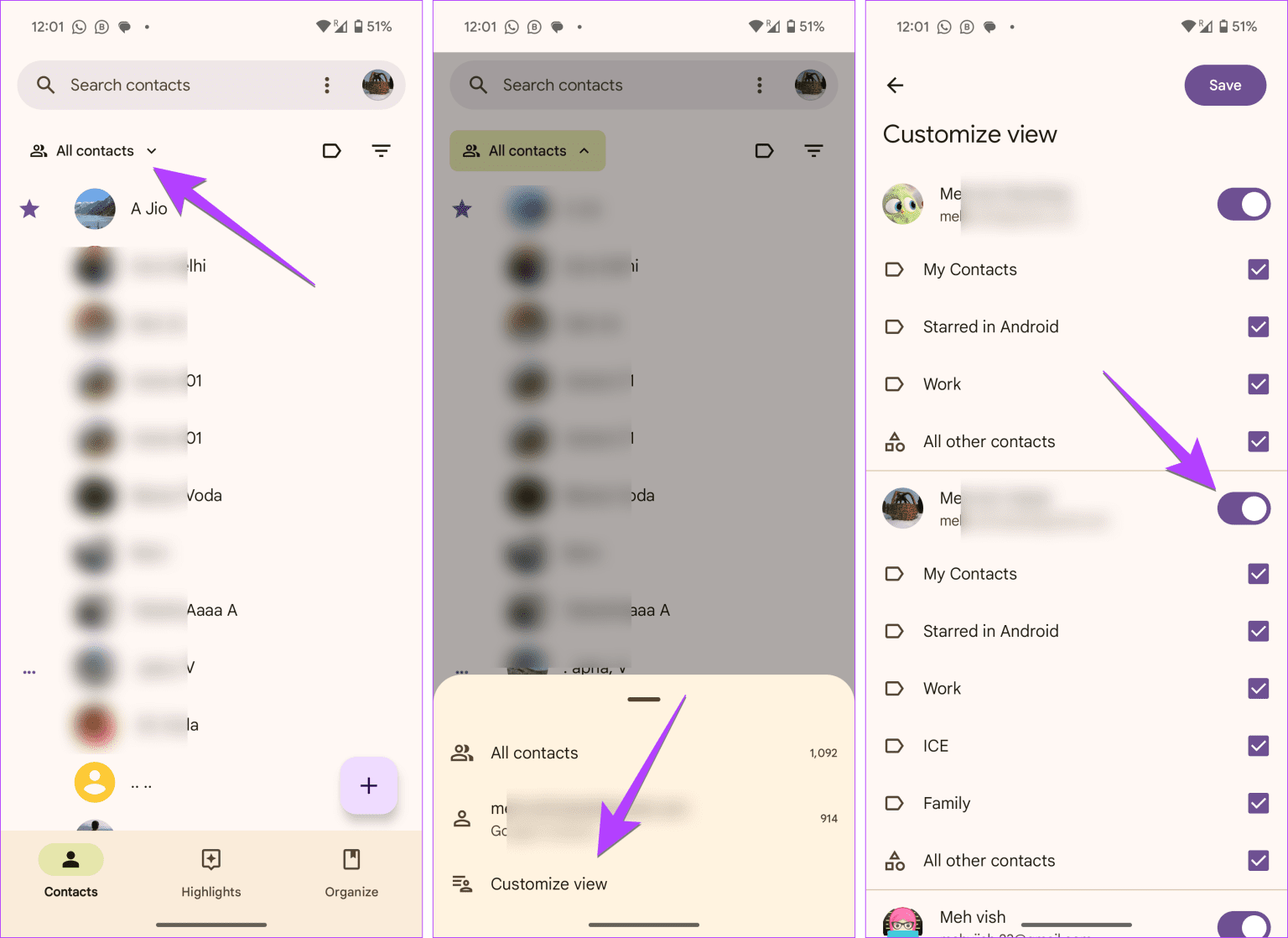 How to Check if Contacts Are Synced With Google - Guiding Tech