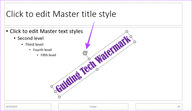 How to Create and Add Watermark in PowerPoint Slides - Guiding Tech