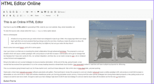 7 Best Free Online WYSIWYG HTML Editors