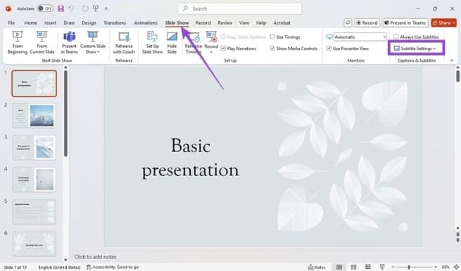 How to Add Live Subtitles to Your PowerPoint Presentation - Guiding Tech