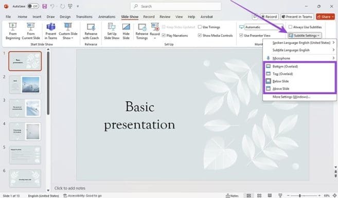 How to Add Live Subtitles to Your PowerPoint Presentation - Guiding Tech