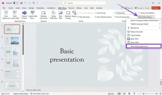 How to Add Live Subtitles to Your PowerPoint Presentation - Guiding Tech