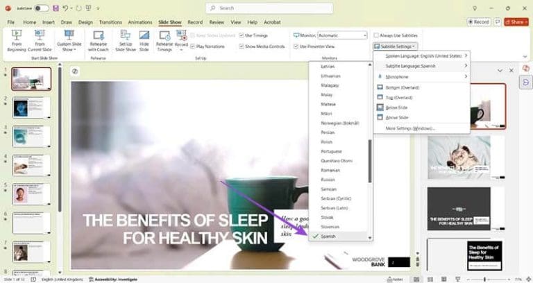 How to Add Live Translation to Slides in PowerPoint - Guiding Tech