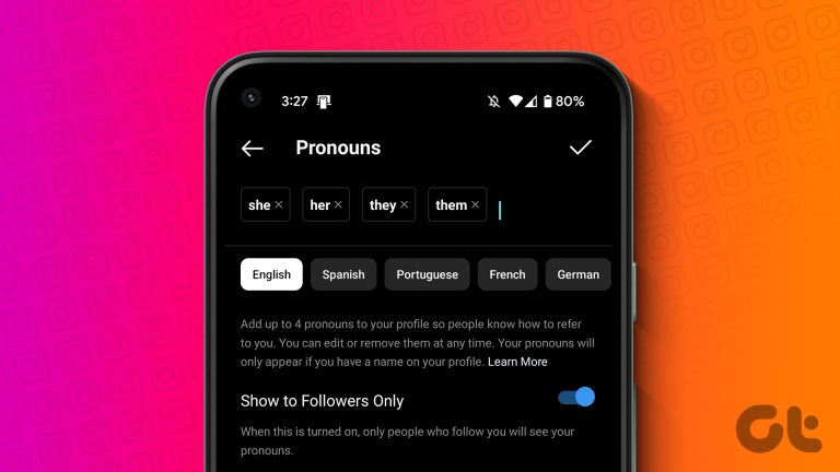 How to Add Your Pronouns on Instagram Profile - Guiding Tech