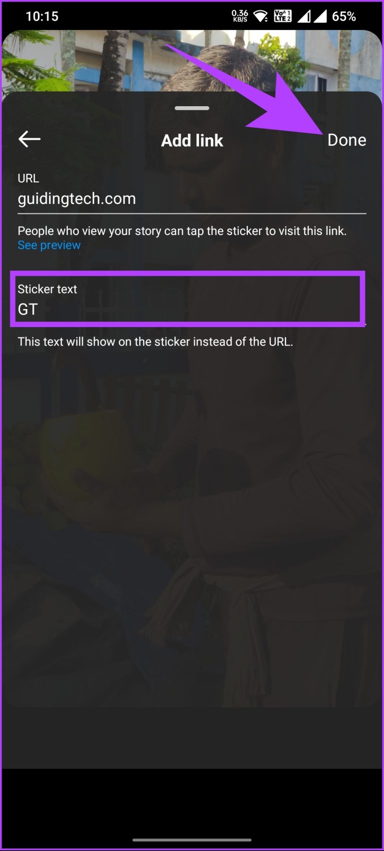 How to Add a Link to Instagram Story and Posts - Guiding Tech