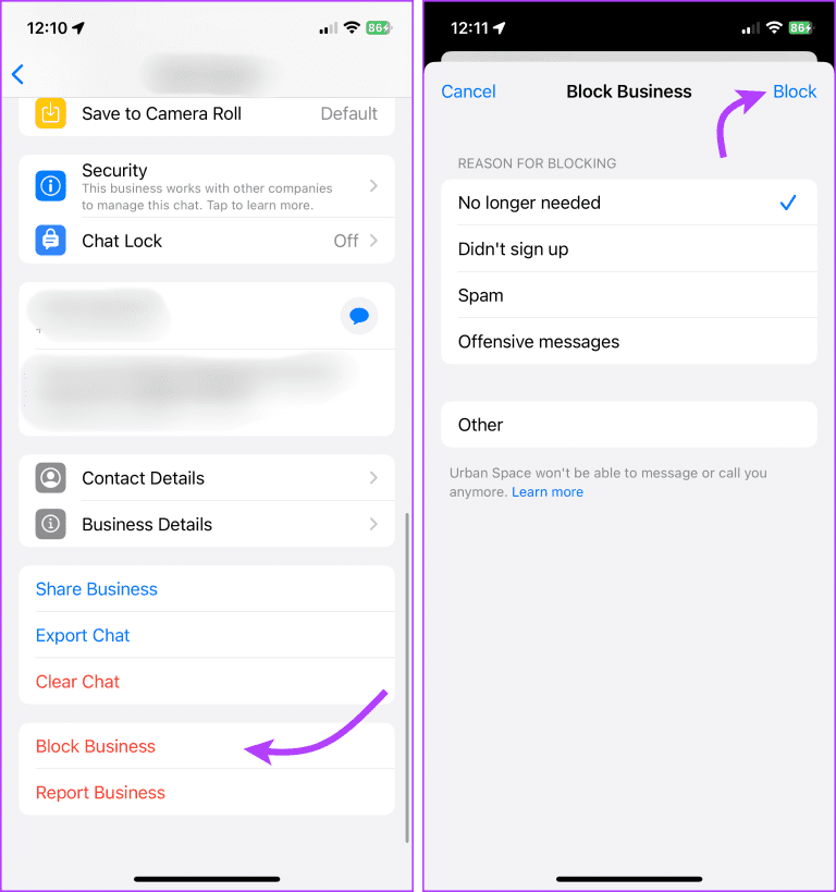 What Happens When You Block Someone on WhatsApp