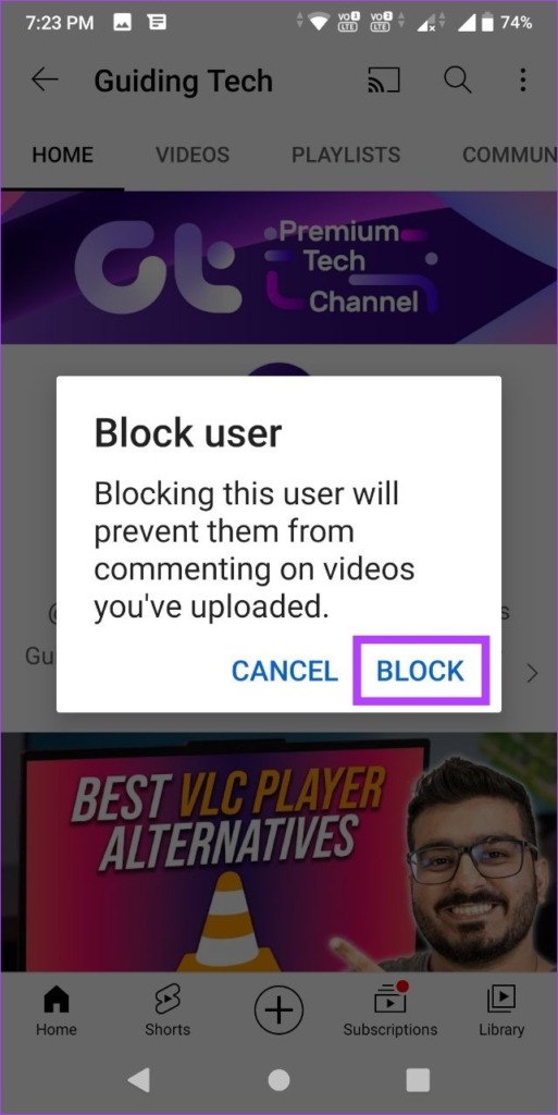 2 Ways to Block YouTube Channels on Desktop and Mobile - Guiding Tech
