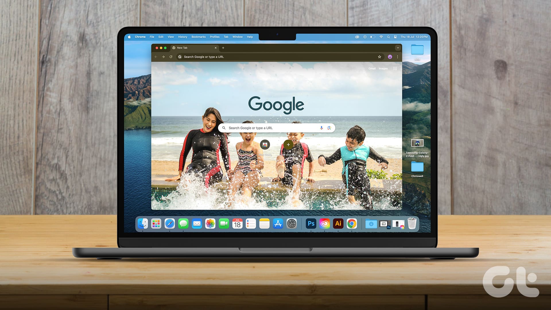 How to Change Google Background to Your Own Picture - Guiding Tech