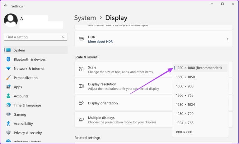 How to Change Screen Resolution in Windows 11 - Guiding Tech