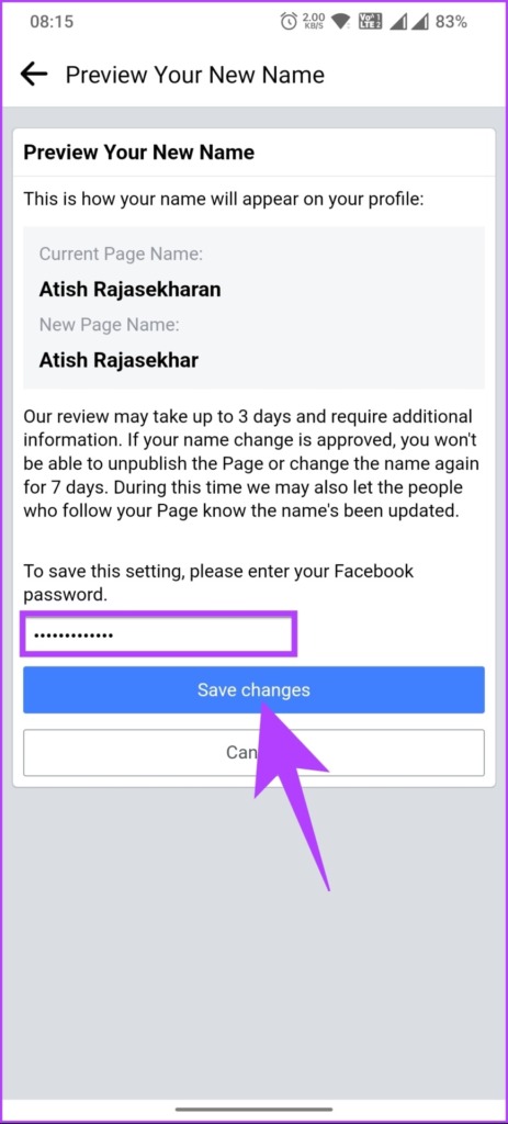 How to Change Your Name and Username on Facebook - Guiding Tech