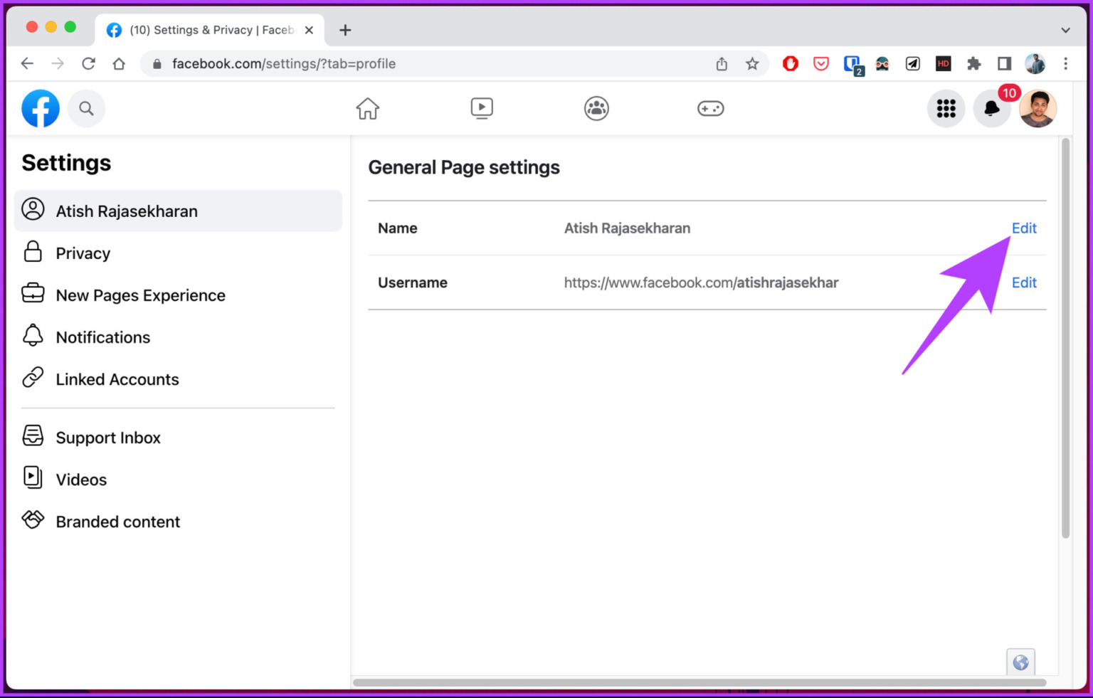 How to Change Your Name and Username on Facebook - Guiding Tech
