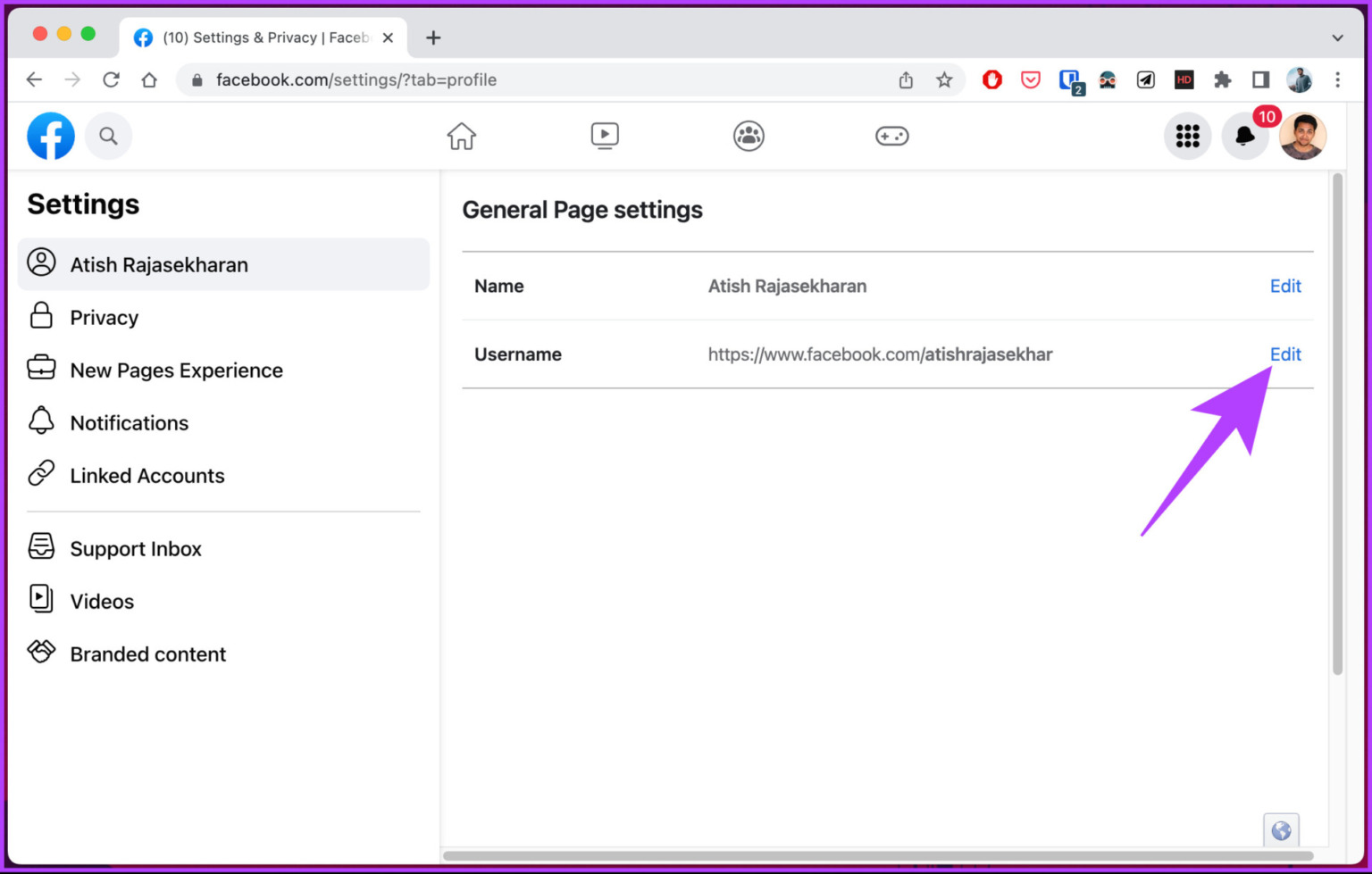 How to Change Your Name and Username on Facebook - Guiding Tech